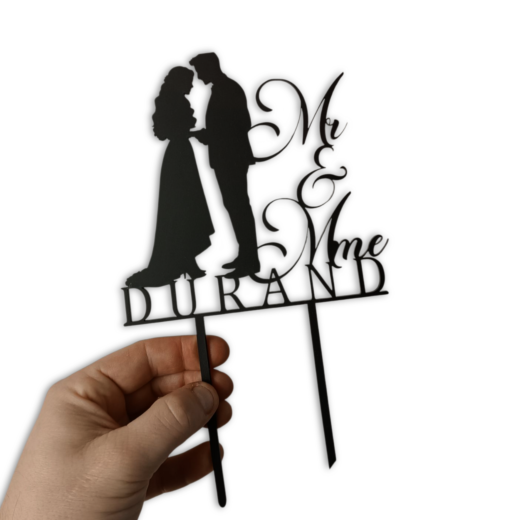 Cake topper couple personnalisée
