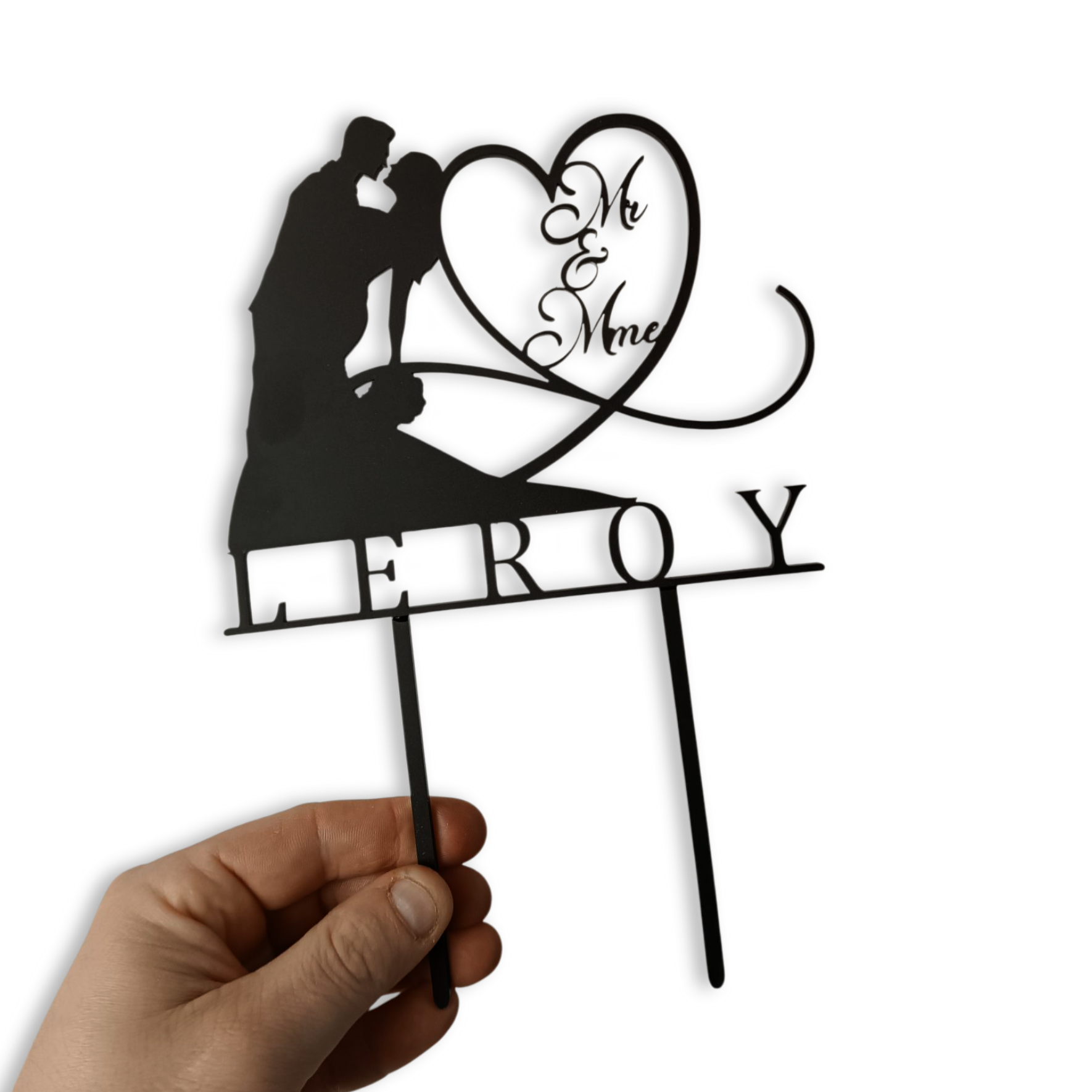 Cake topper couple personnalisée